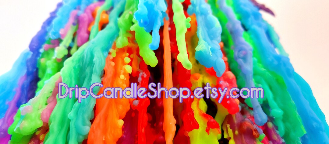 Drip Candles, 50+5 FREE! Bottle Dripping Candles, Color Drippy Melting ...