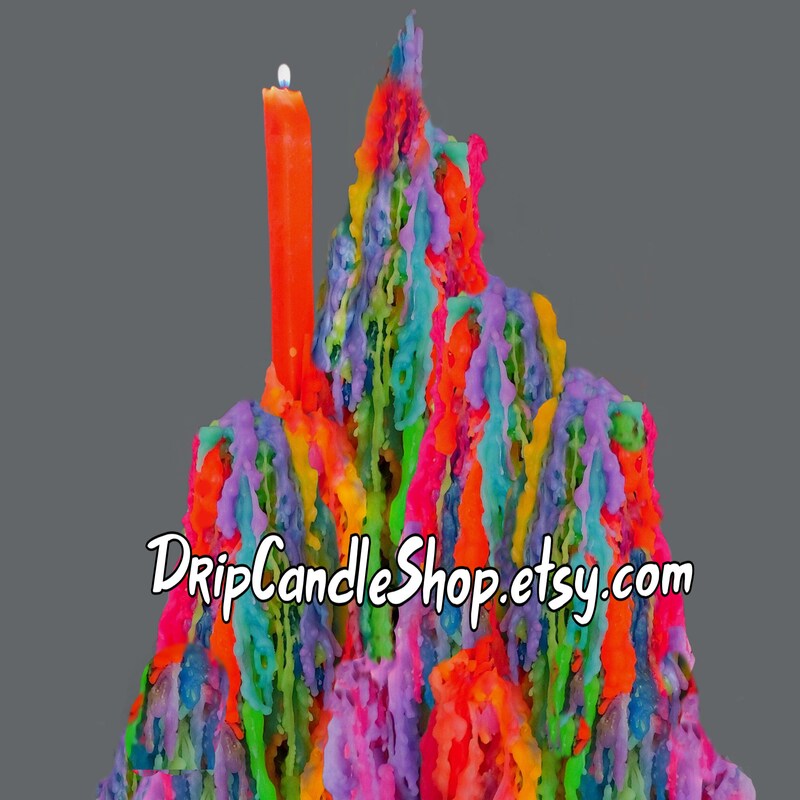 Drip Candle - Etsy