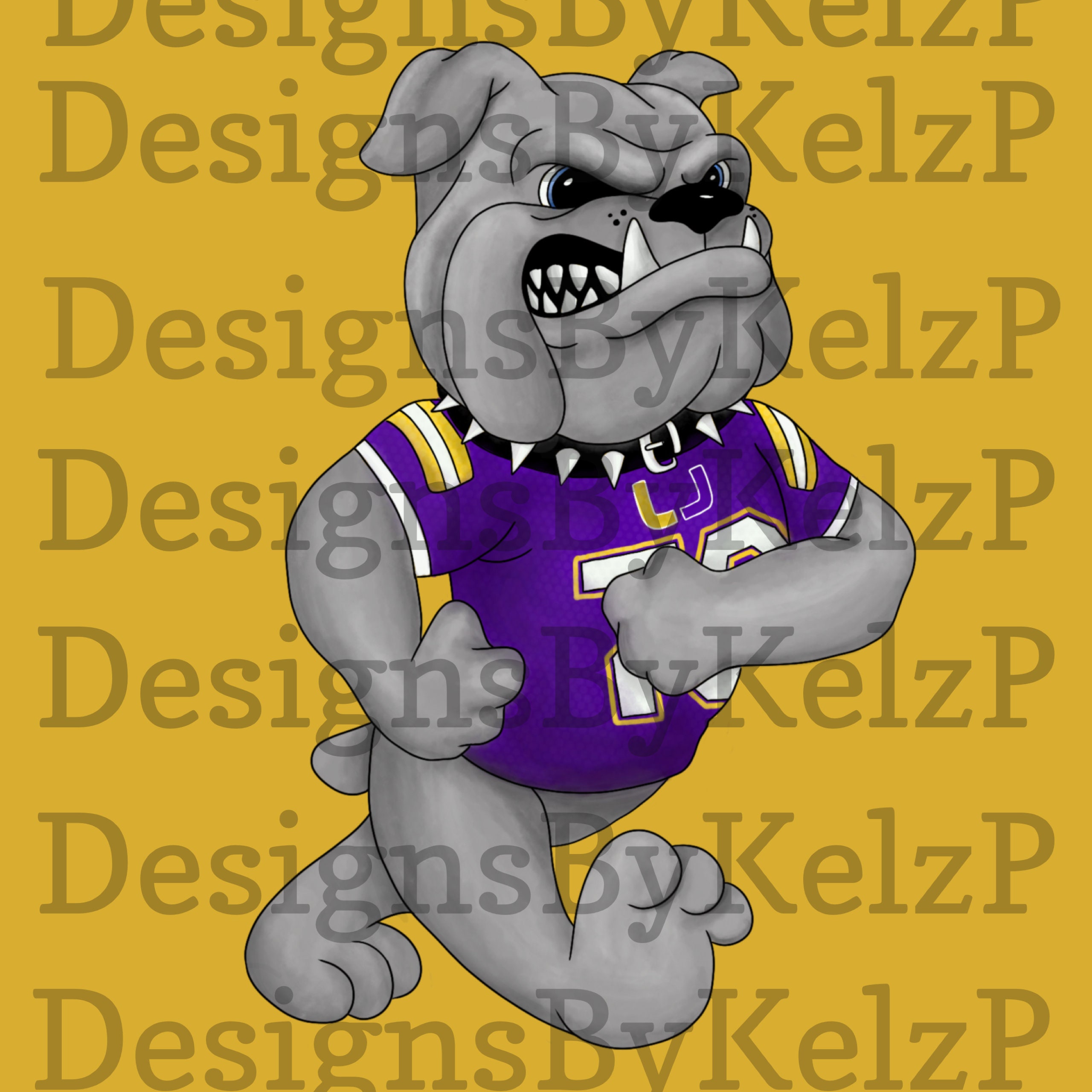 J.U Blacksher | Bruiser Mascot| PNG Download - Etsy