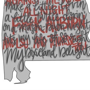 Dixieland Delight Lyrics | Alabama | PNG File - Etsy