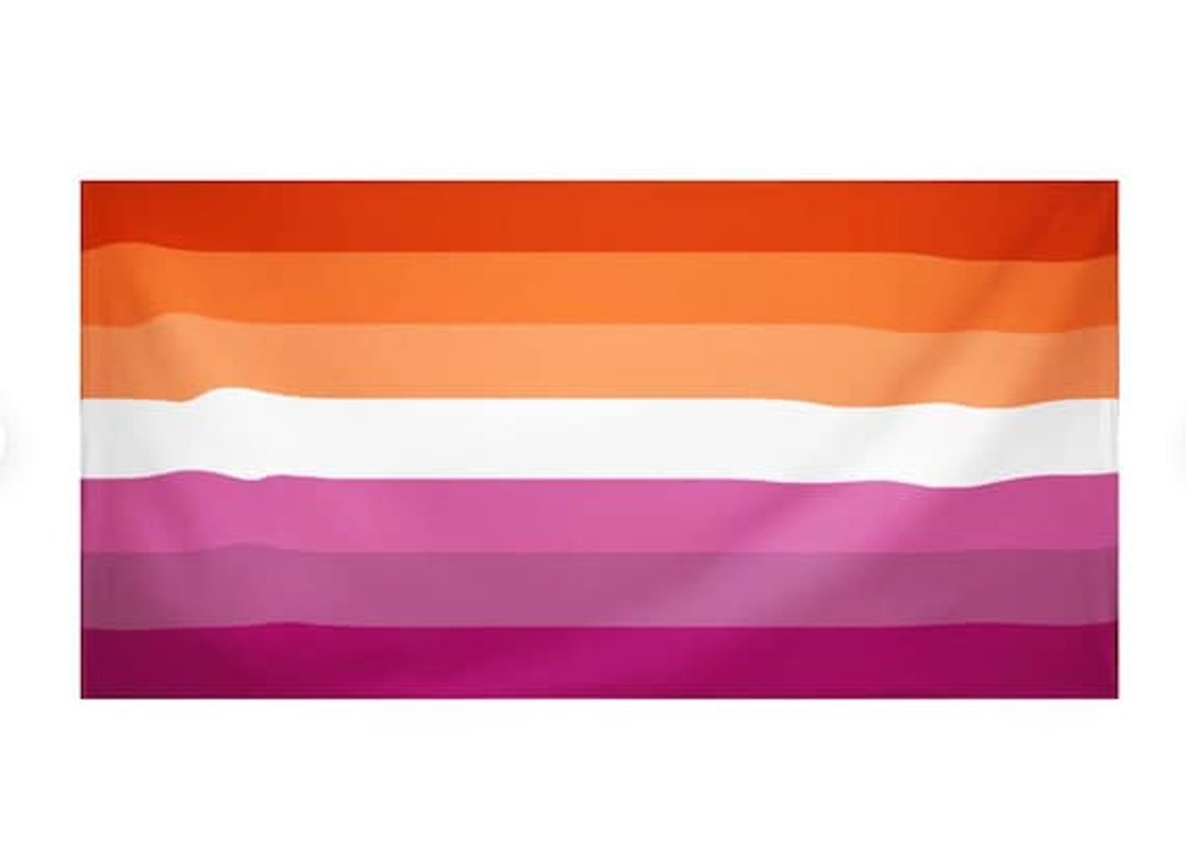 Lesbian Sunset Pride Flag 5ftx3ft Premium Quality Indoor Outdoor Use