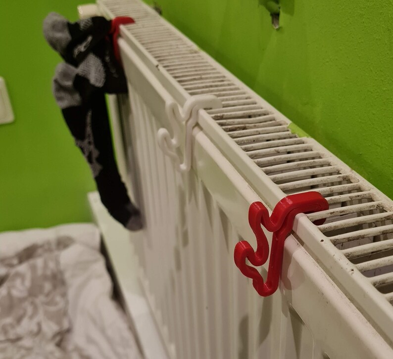 Contemporary Radiator Hanger - 3D Printed Utility Hook - Etsy