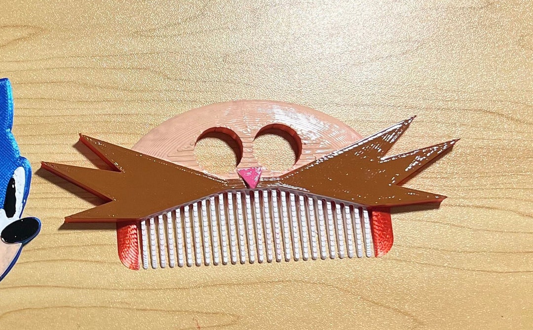 Dr Eggman/robotnik Mustache and Beard Comb - Etsy