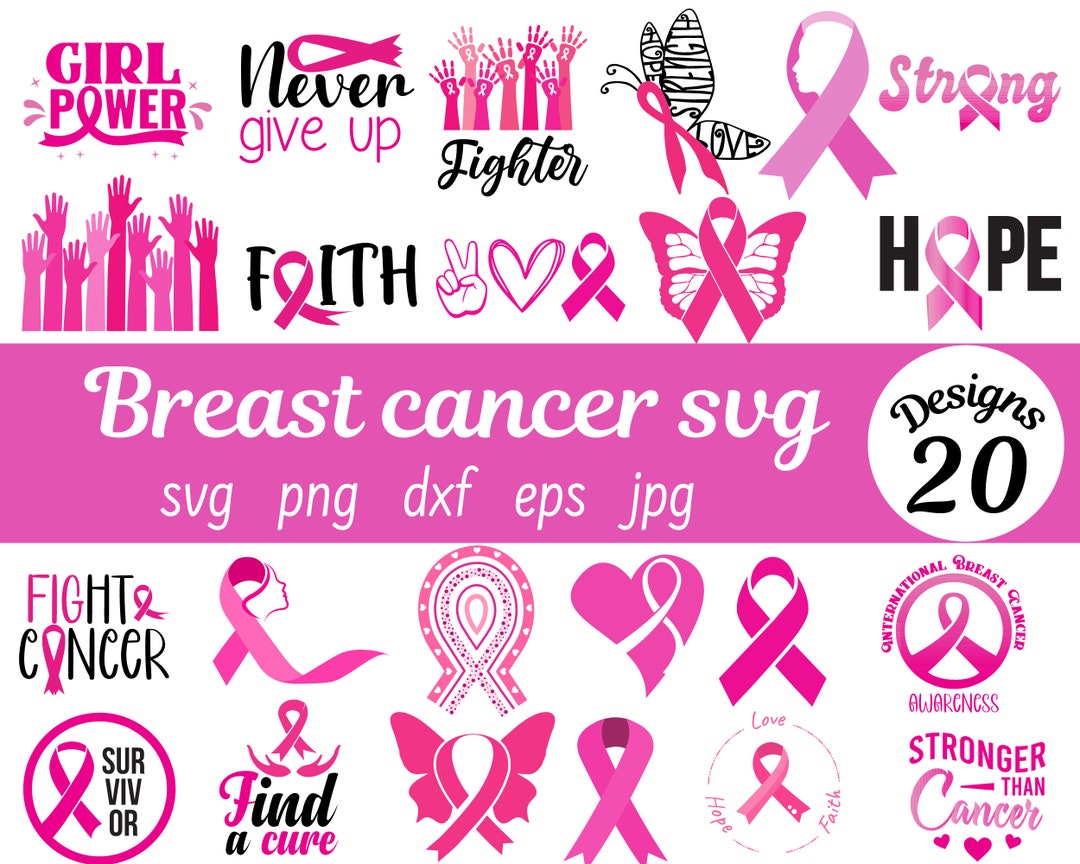Breast Cancer Svg Breastcancer Svg Breast Cancer Png Cancer - Etsy
