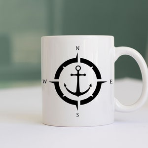 Compass Svg Anchor Svg Engraved Compass Marine Svg Floral - Etsy