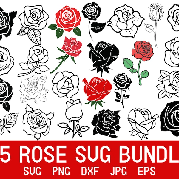 Sunflower and Red Rose Bouquet - Etsy