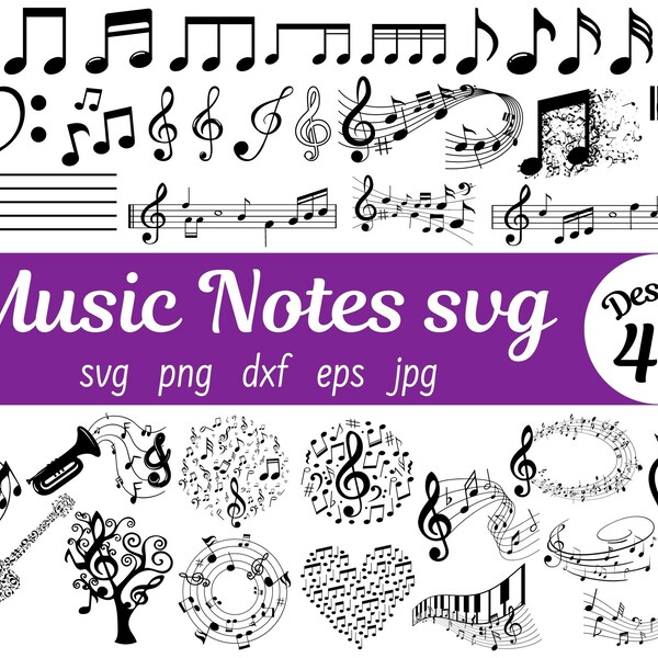 Music Notes - Etsy