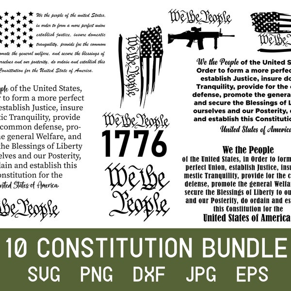 Constitution Svg - Etsy