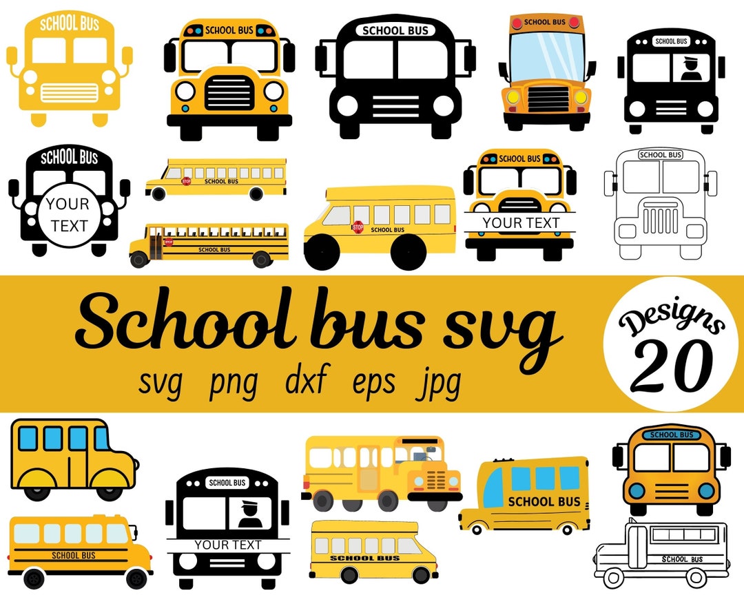School Bus Svg Crayon Svg Pencil Svg Bus Driver Svg - Etsy Australia
