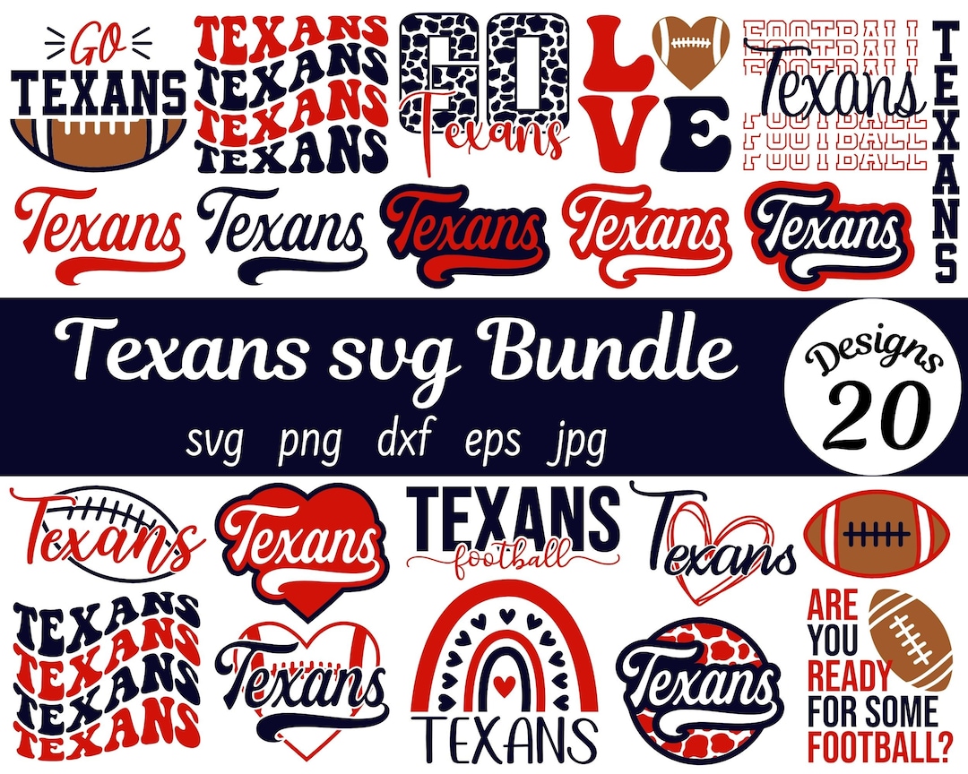 Texans Svg Bundle, Texans Png Bundle, Texans Shirt Svg, Instant Digital ...