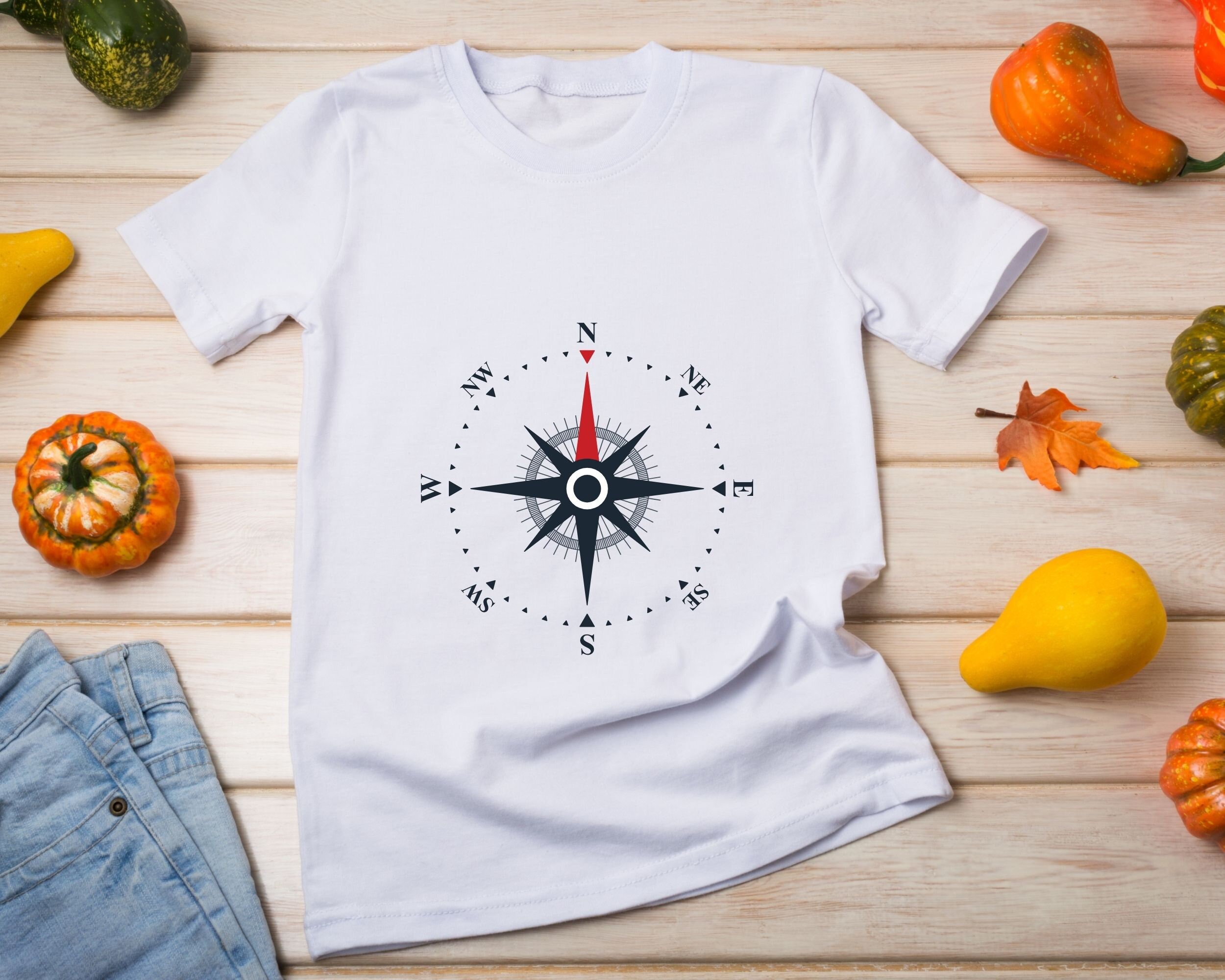 Compass Svg Anchor Svg Engraved Compass Marine Svg Floral - Etsy