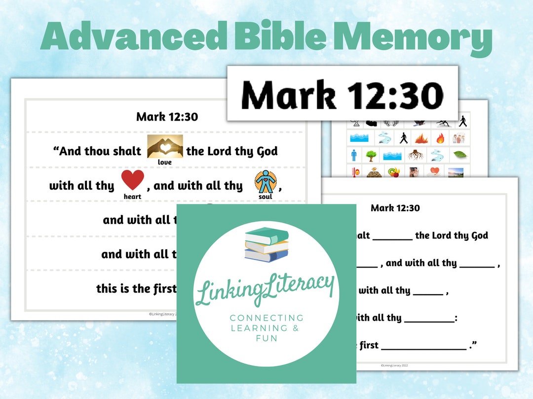 Bible Memory Verse Memorization Scripture Game Elementary Sunday School ...