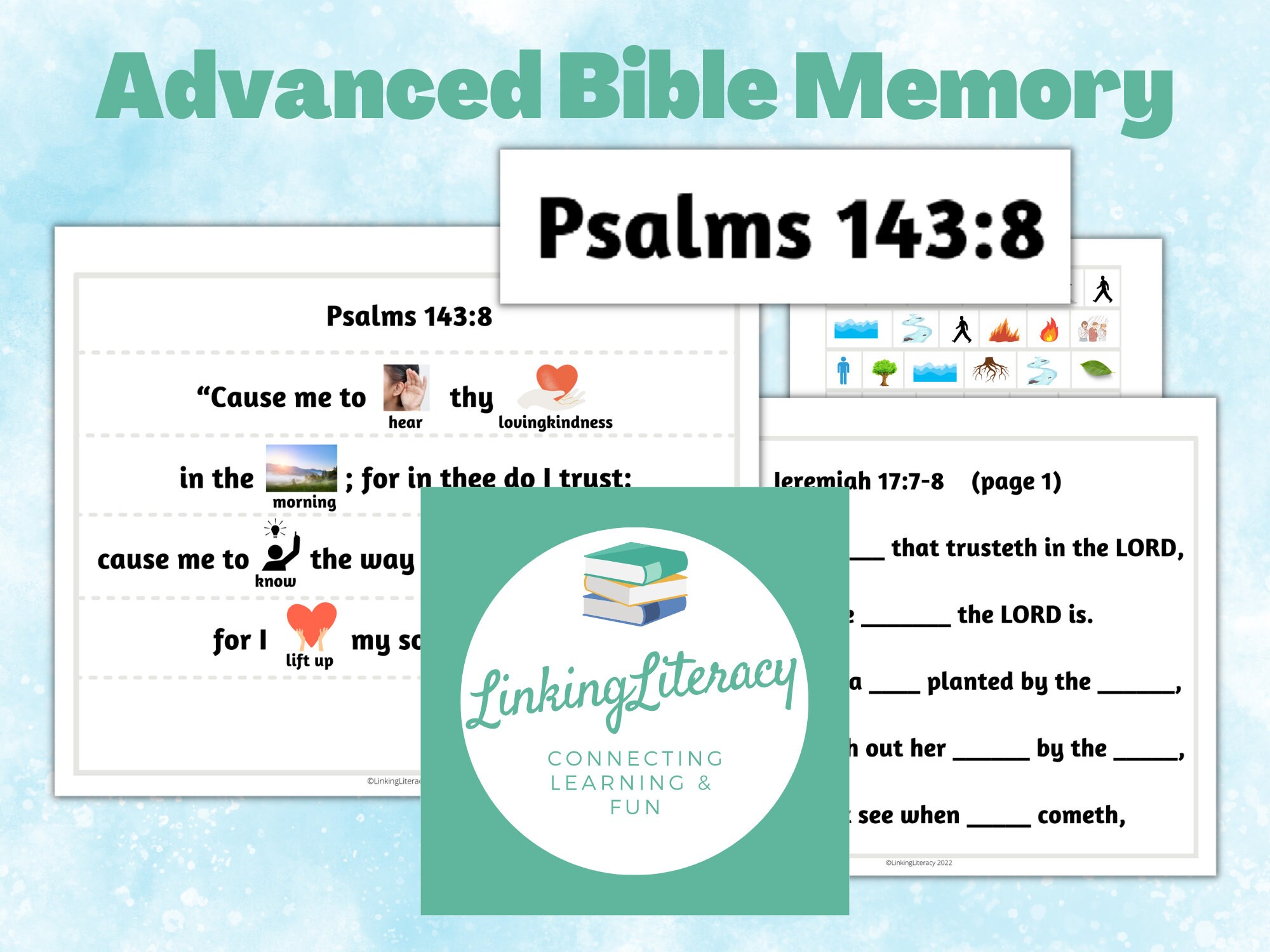 Bible Memorization Game advanced Sunday School or Homeschool Bible ...