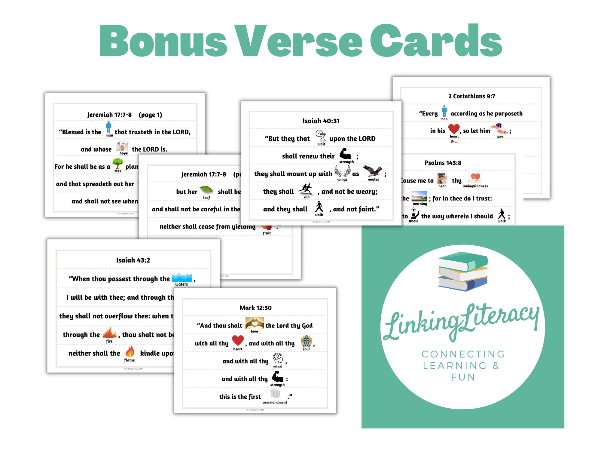 6 Bible Memorization Games for Six KJV Verses to Use in Sunday School ...