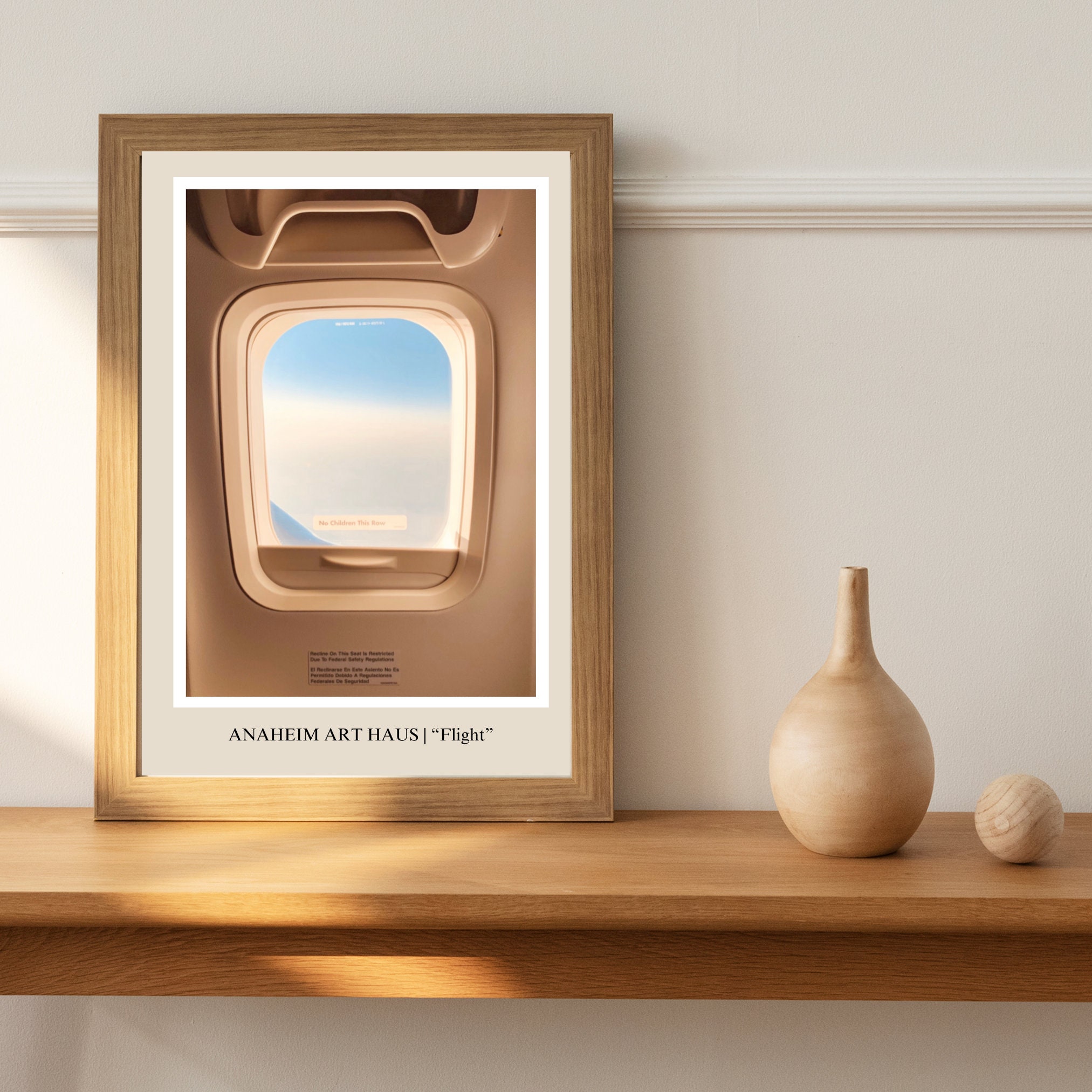Flight Airplane Window Art Print Aviation Wall Art Aviation Room Decor ...
