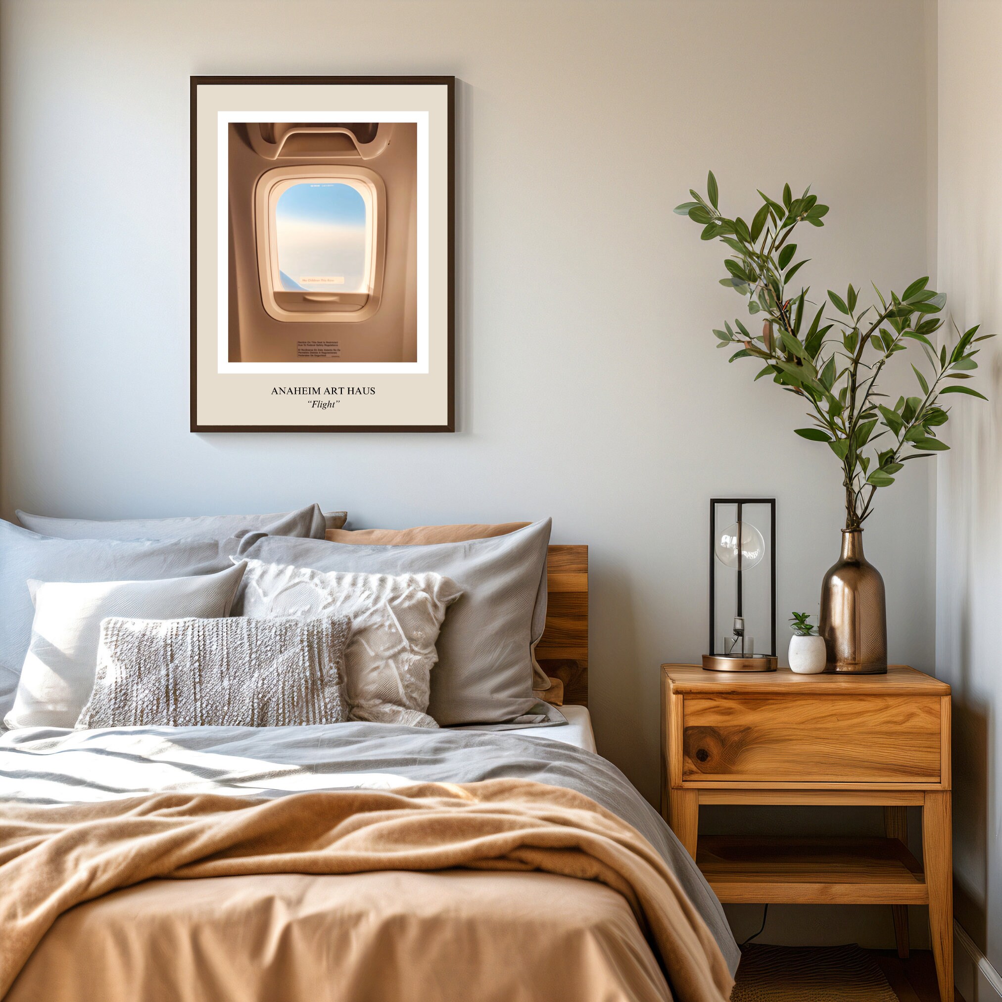 Flight Airplane Window Art Print Aviation Wall Art Aviation Room Decor ...