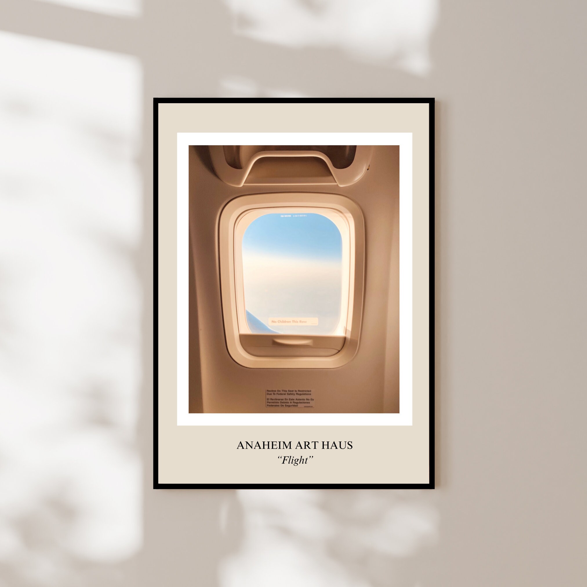 Flight Airplane Window Art Print Aviation Wall Art Aviation Room Decor ...