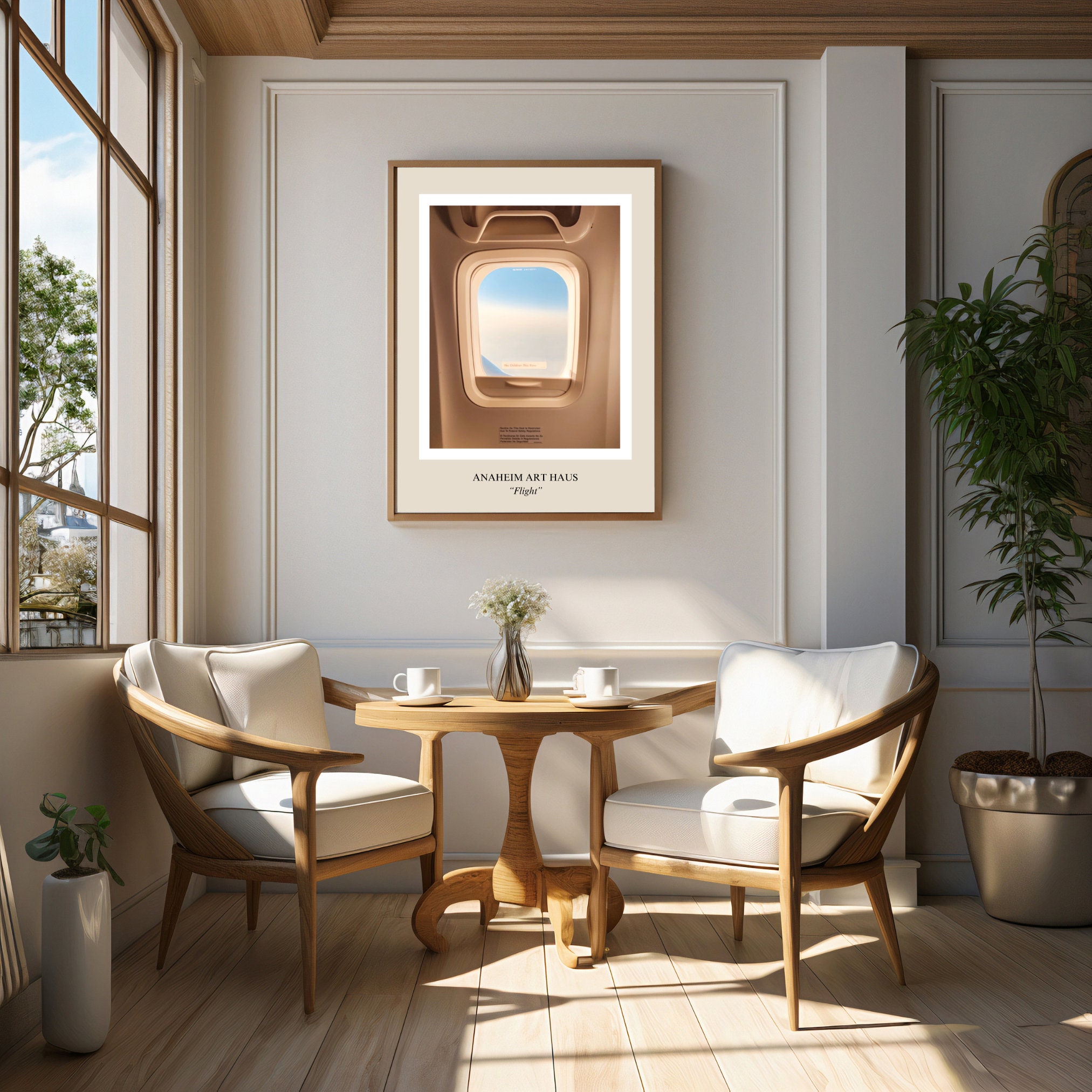 Flight Airplane Window Art Print Aviation Wall Art Aviation Room Decor ...