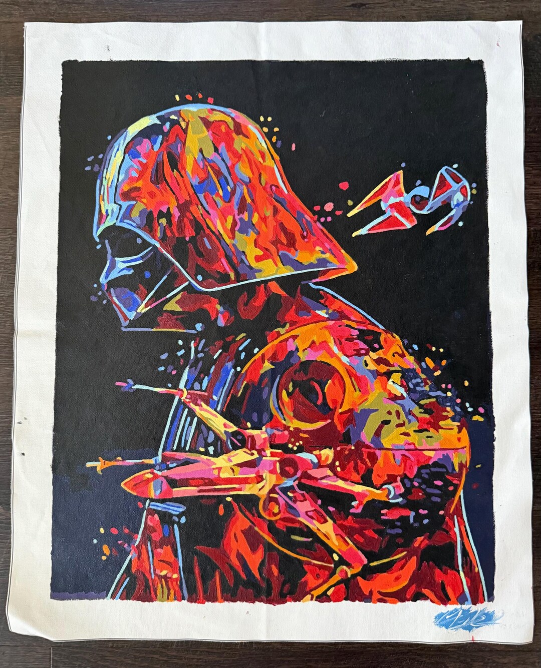 Storm Trooper Abstract Painting - Etsy