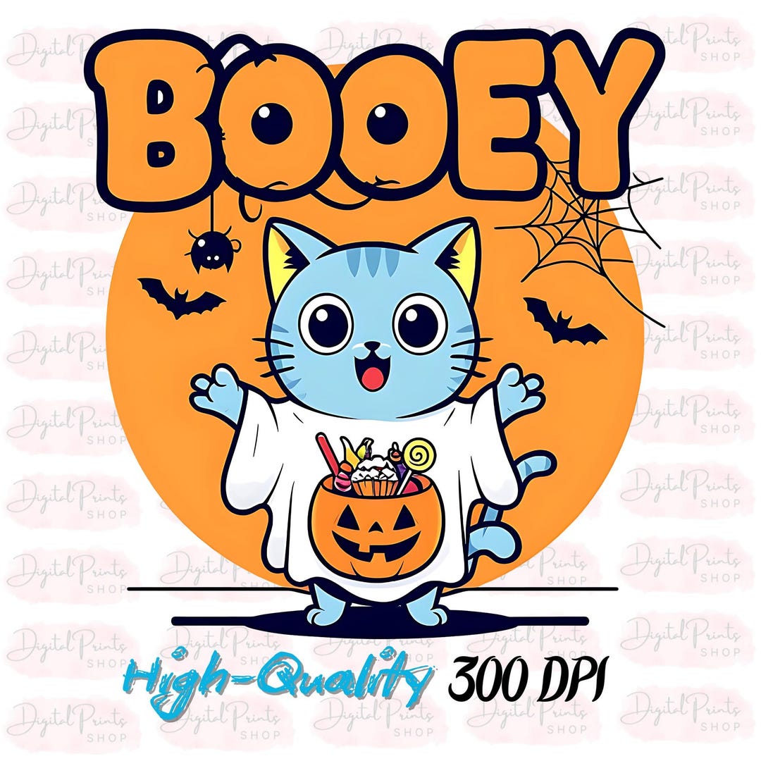 Booey Bluey Halloween PNG, Booey Png, Bluey Png, Spooky Season Png ...
