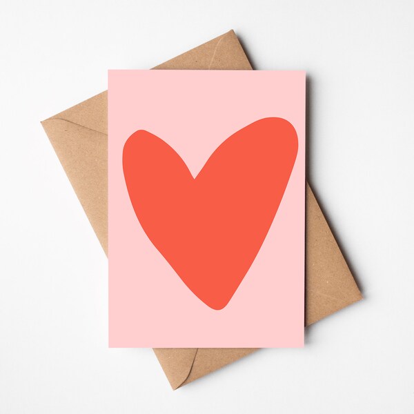 Heart Shaped Cards - Etsy