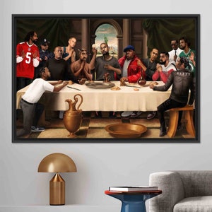Rappers Last Supper Wall Art, Rapper Last Supper Print, Rap Music ...