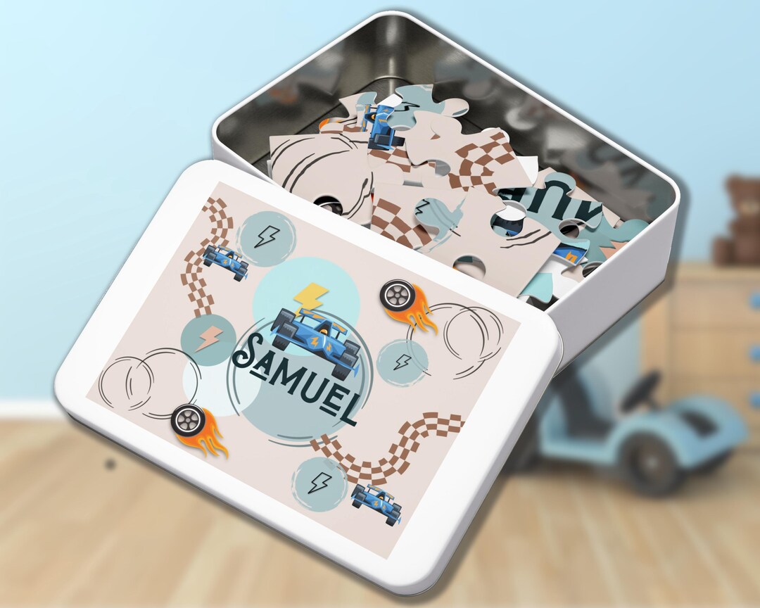 Personalized Racing Jigsaw Puzzle, Kids Puzzles, Unique Gifts, Family ...