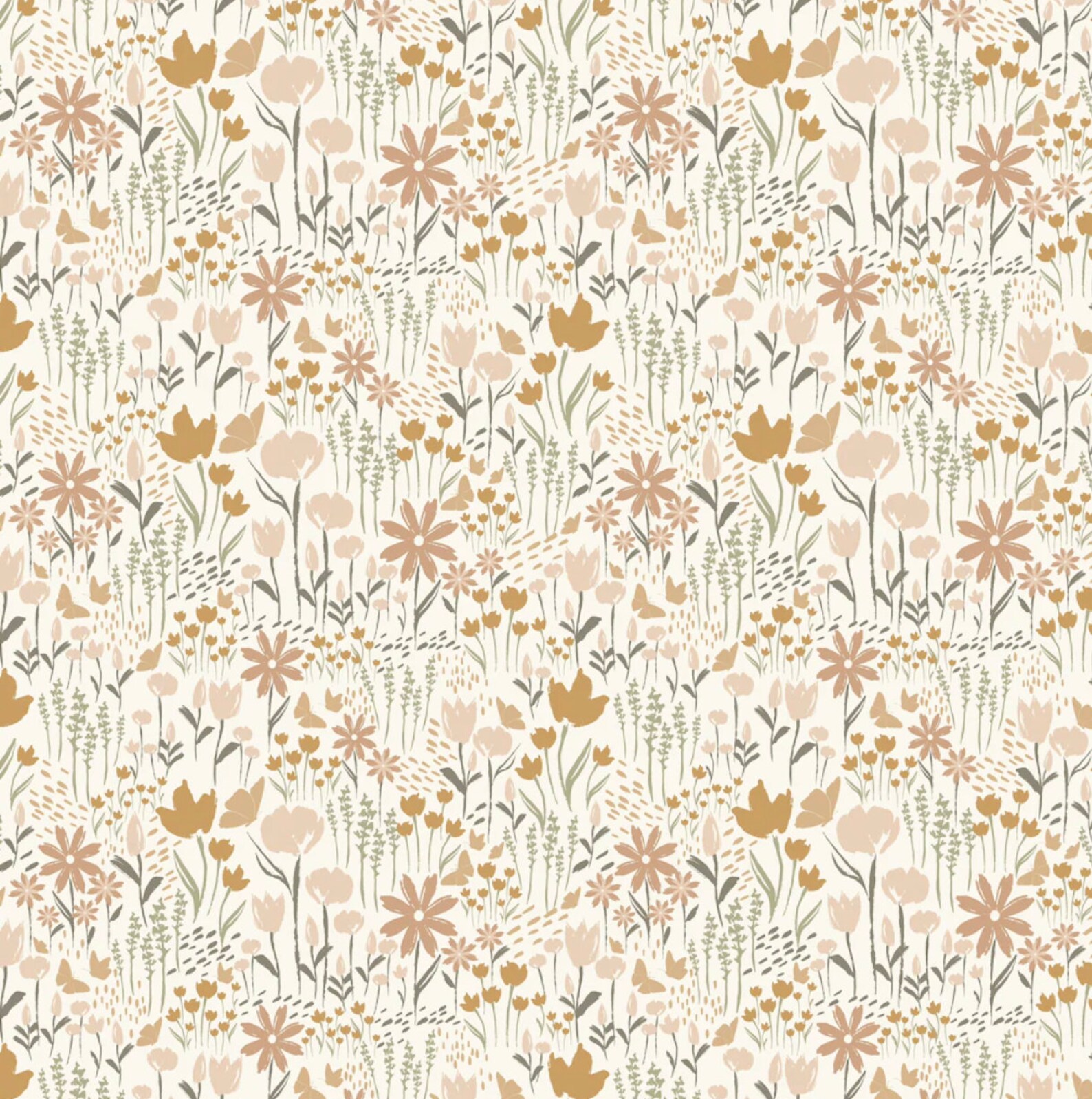 Eloise & Blakely Floral Boho Wallpaper, Peel and Stick, Removable ...