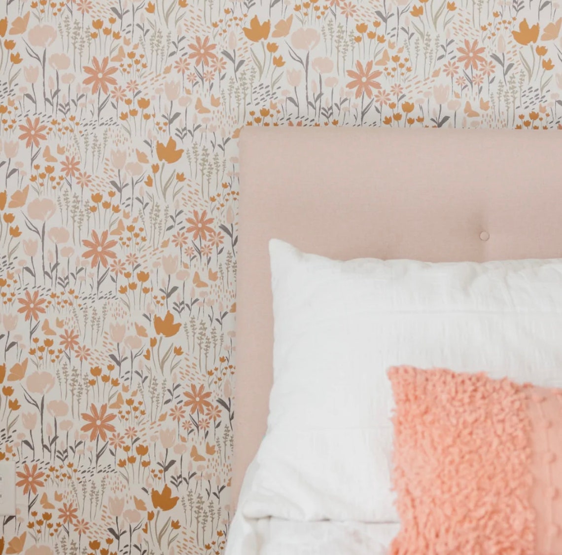 Eloise & Blakely Floral Boho Wallpaper, Peel and Stick, Removable ...