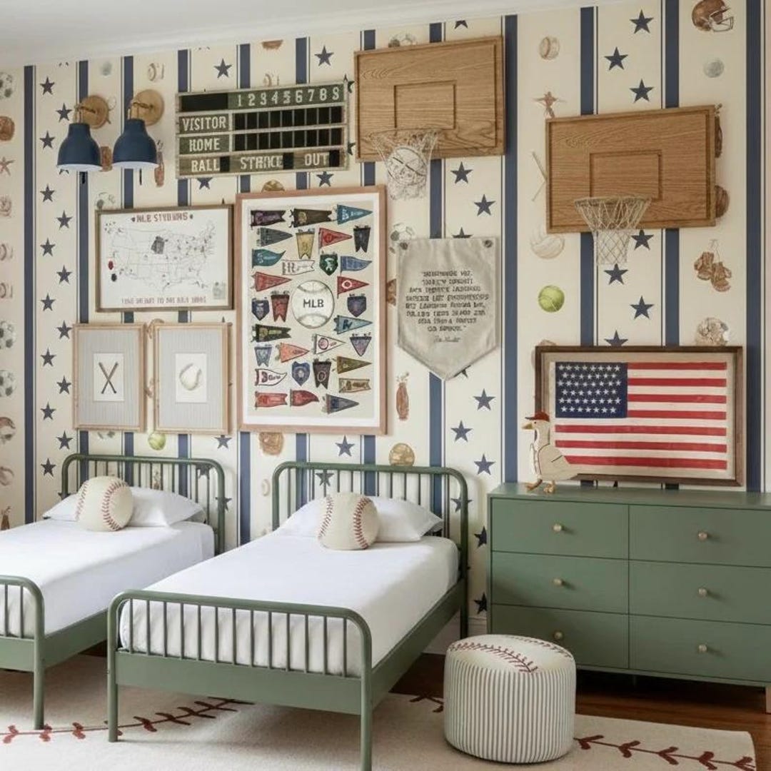 Lawson Wallpaper by Hailey Kiefer Designs - Etsy