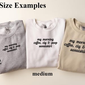 Custom Embroidered Sweatshirt, Custom Text Sweater, Personalized ...