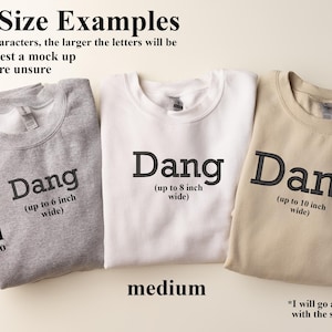 Custom Embroidered Sweatshirt, Custom Text Sweater, Personalized ...