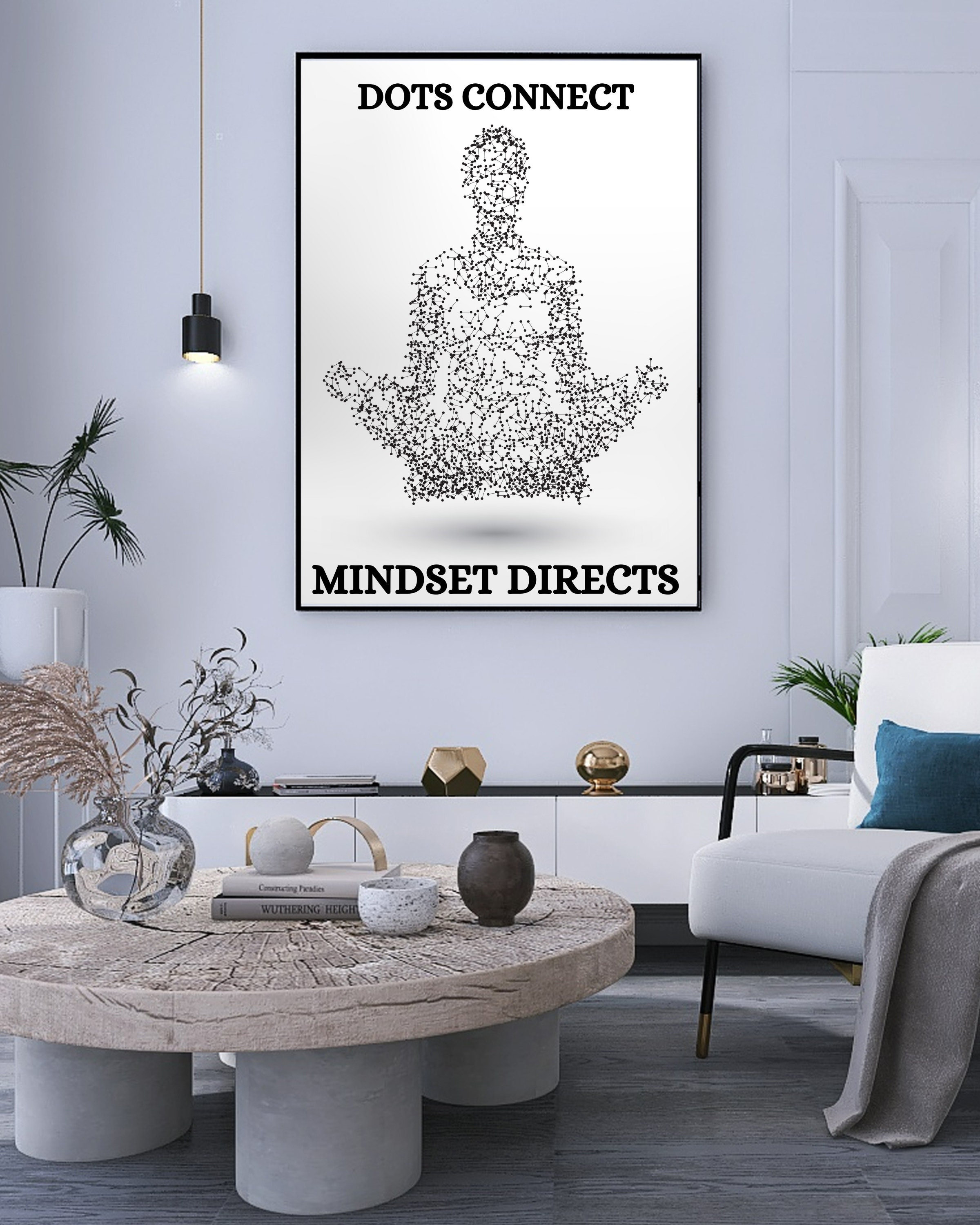 Inspirational Mindset Quote Printable Poster, Home Office Decor ...