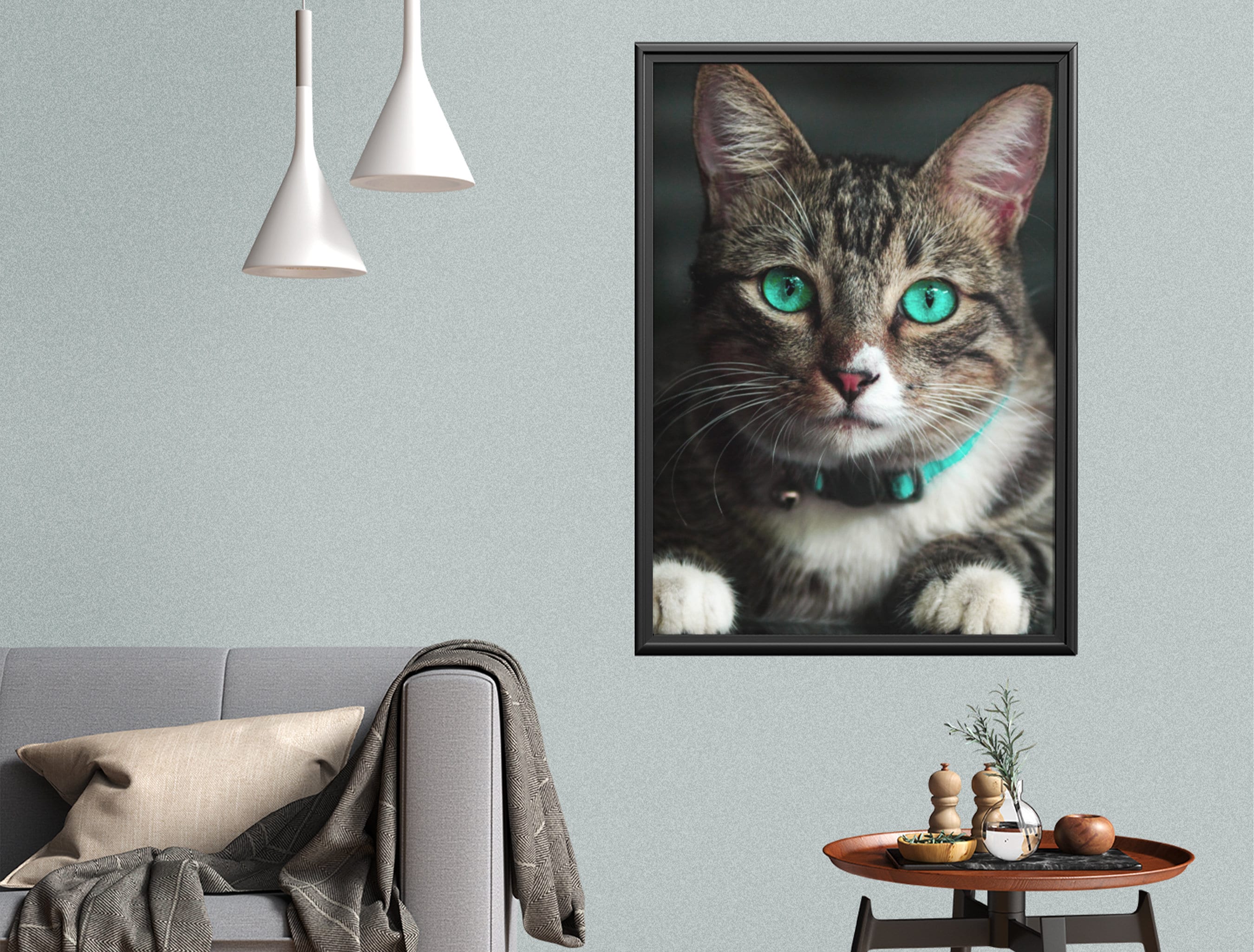 CAT Printable Poster Wall Decor Art, UNFRAMED Baby Woodland Forest ...