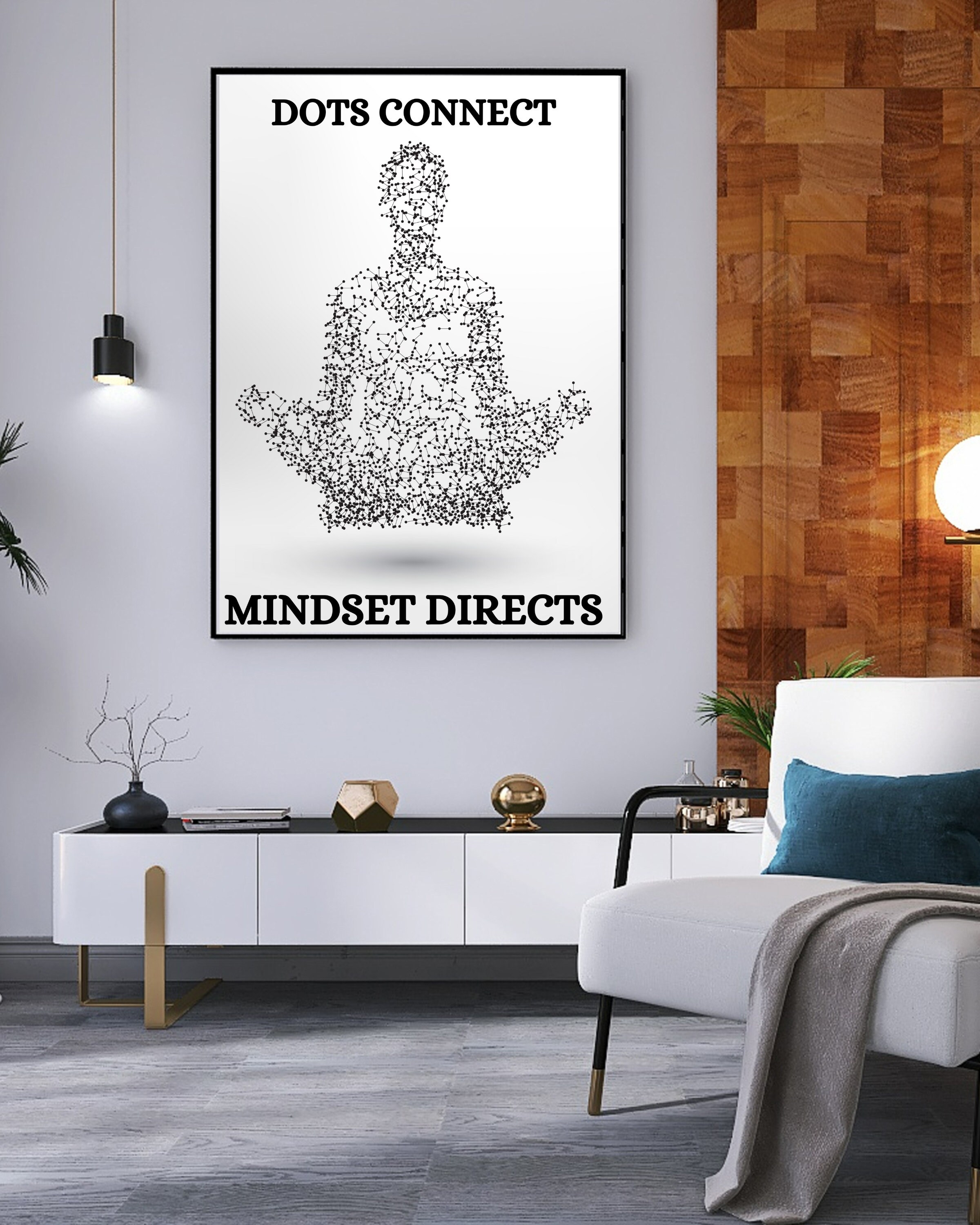 Inspirational Mindset Quote Printable Poster, Home Office Decor ...