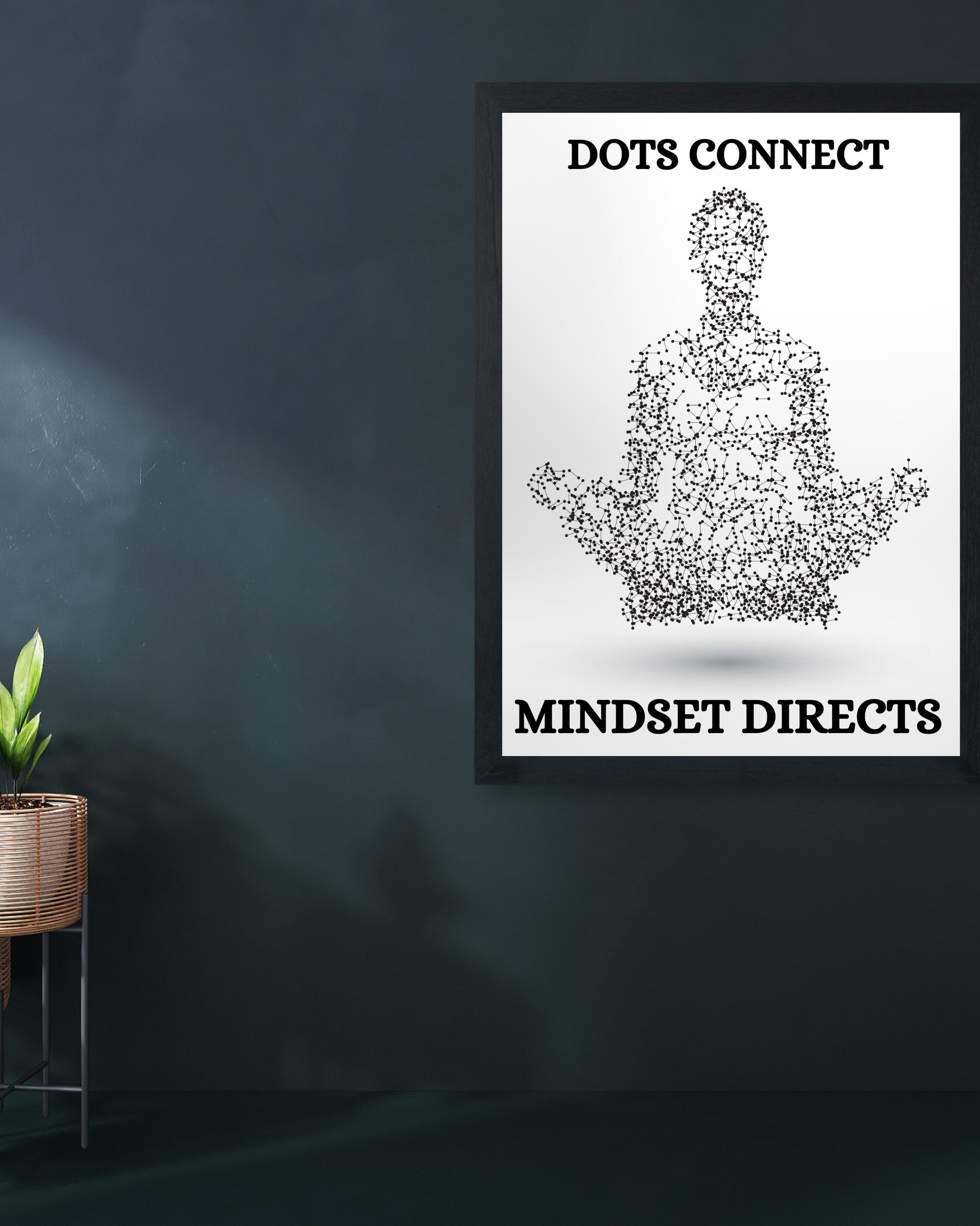 Inspirational Mindset Quote Printable Poster, Home Office Decor ...