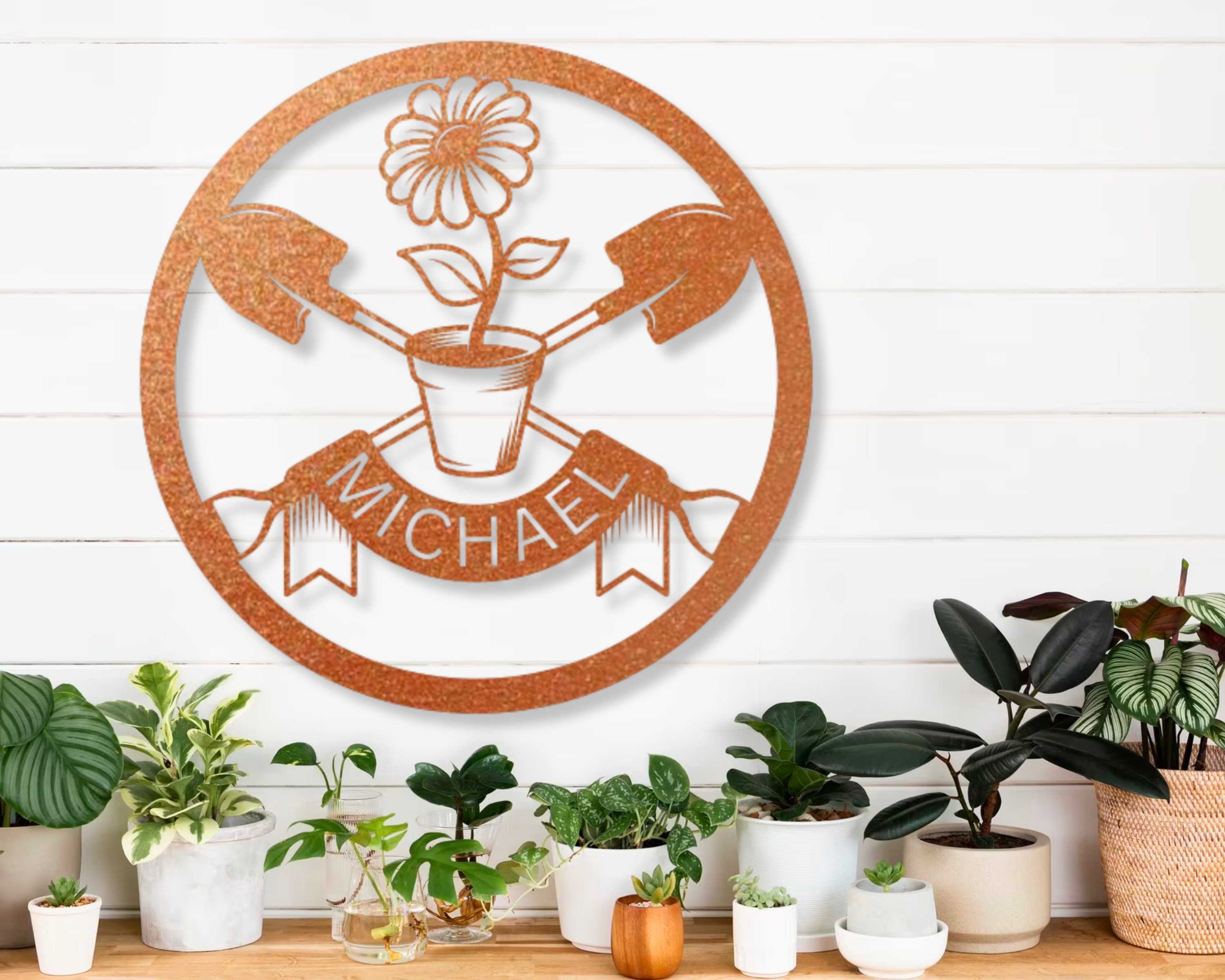 Personalized Hanging Garden Sign Coustom Garden Signs With - Etsy