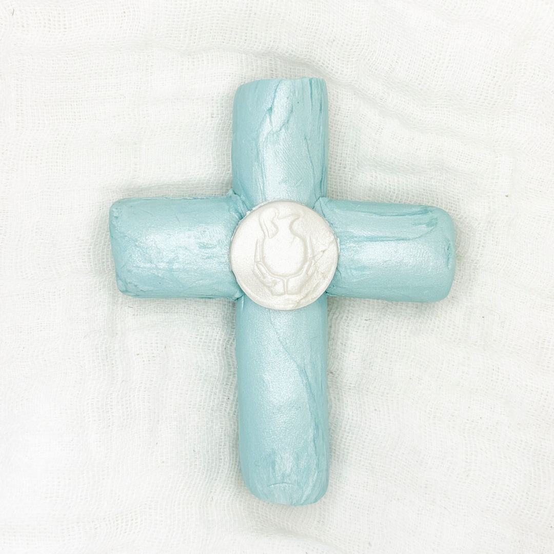 Prayer Cross - Teal With Well, Meditation Tool, Cross, Prayer, Handmade ...