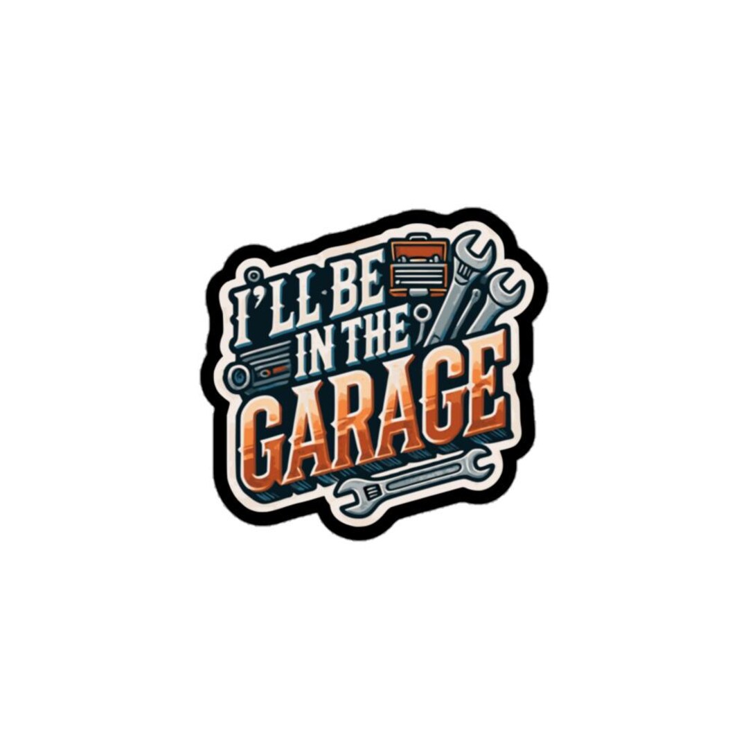 Funny Car Gift Stickers Mechanic Auto Repair Toolbox Decal Garage Lover ...