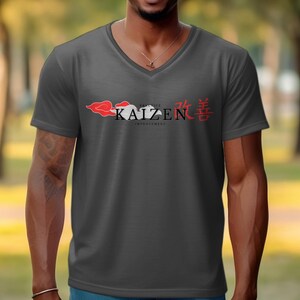 Kaizen Shirt Gift for Women Men Minimal Japanese Kanji Empowerment ...