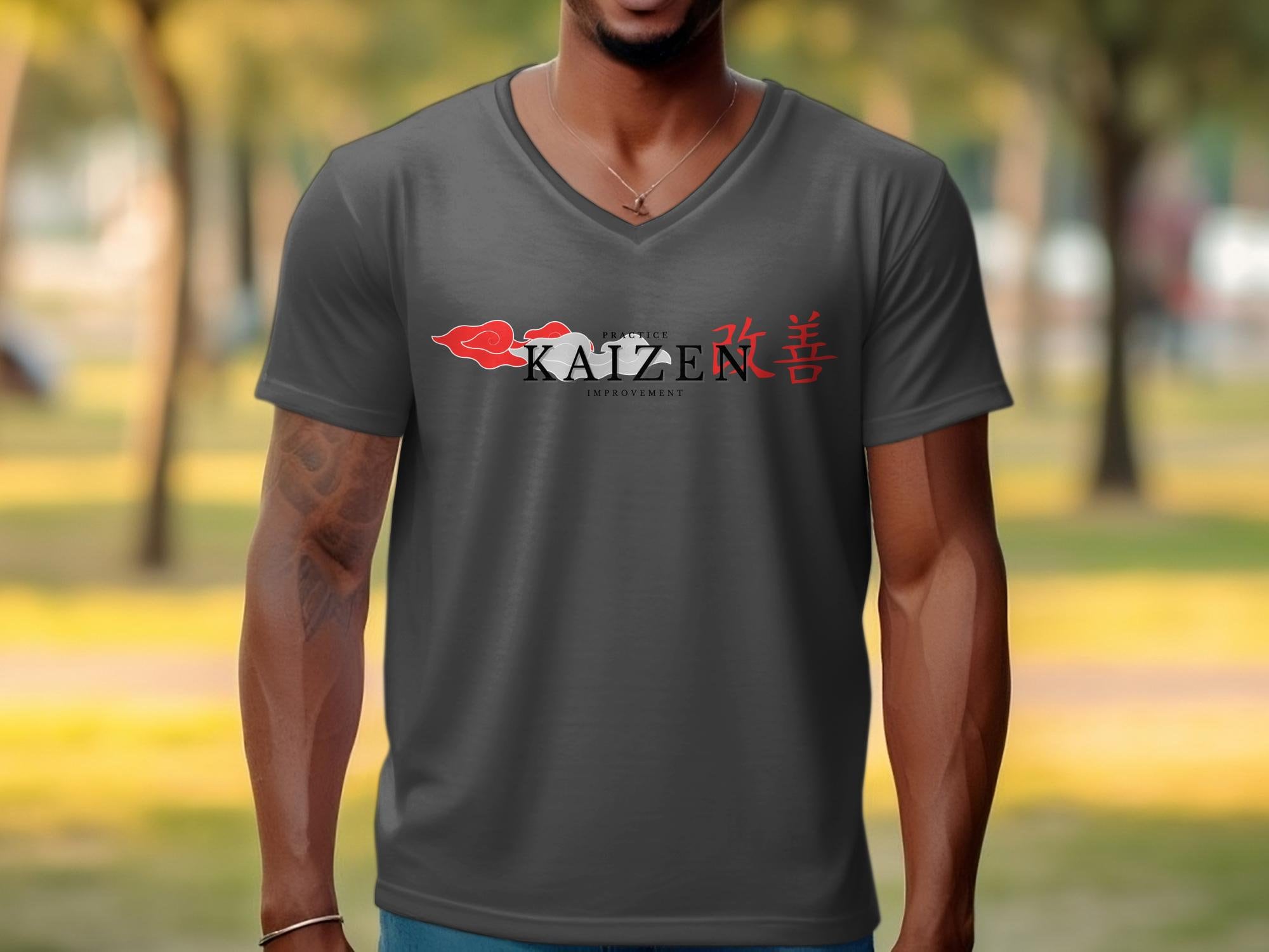 Kaizen Shirt Gift for Women Men Minimal Japanese Kanji Empowerment ...