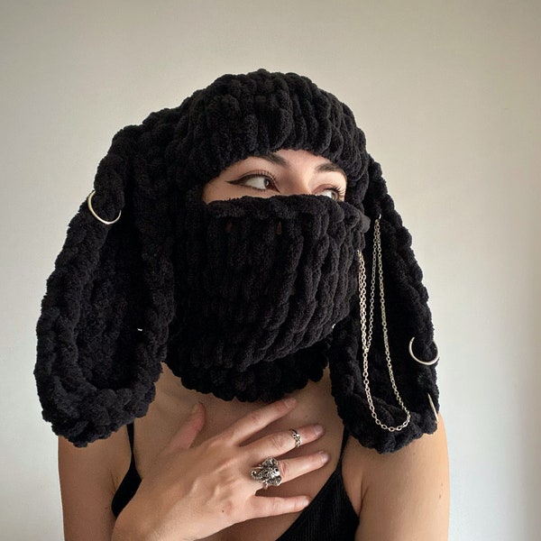 Bunny Balaclava - Etsy