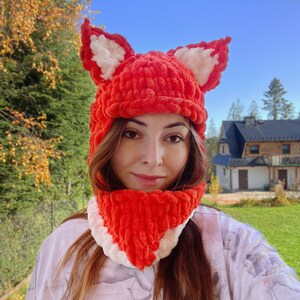 Fox Balaclava With Ears, Cat Balaclava Hat, Balaclava Face Mask, Fox ...