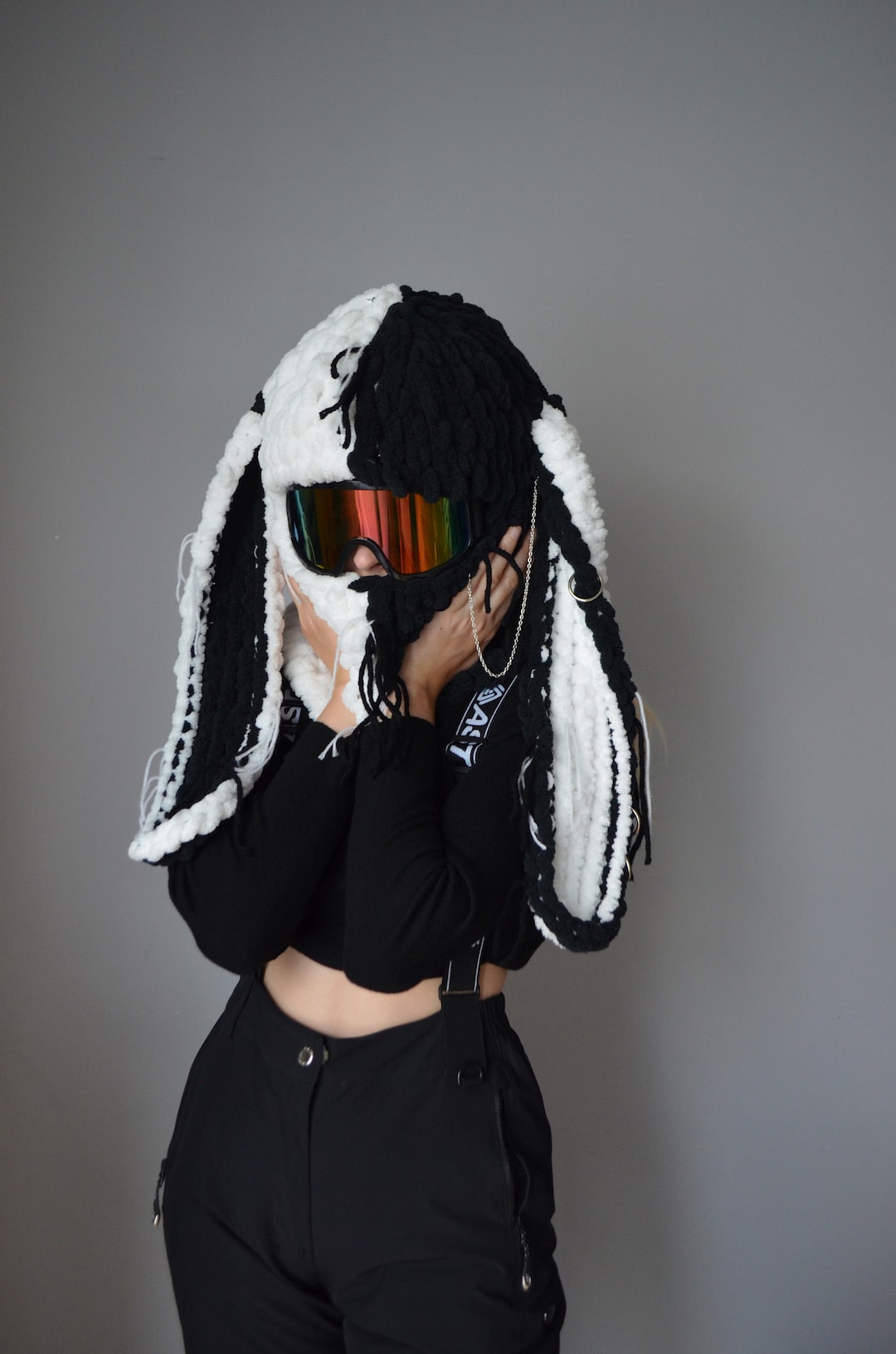 Festival Mask Bunny Ski Mask , Halloween Mask Head Balaclava, Custom ...