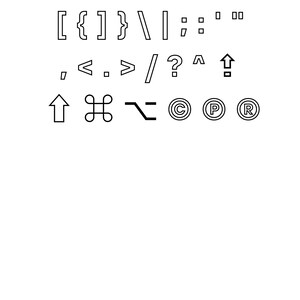 Special Characters Keyboard Symbols - Etsy