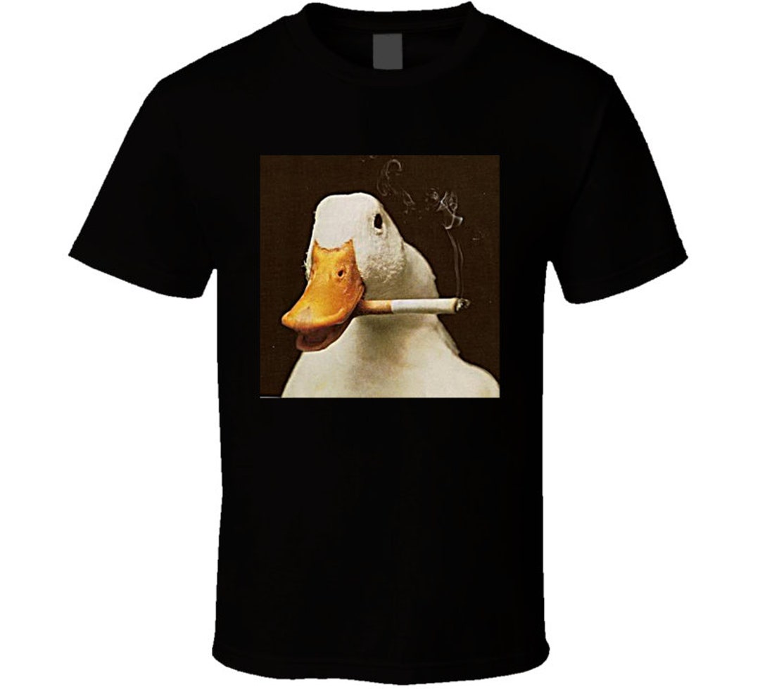 Pato fumando cigarrillo Meme camiseta - Etsy España