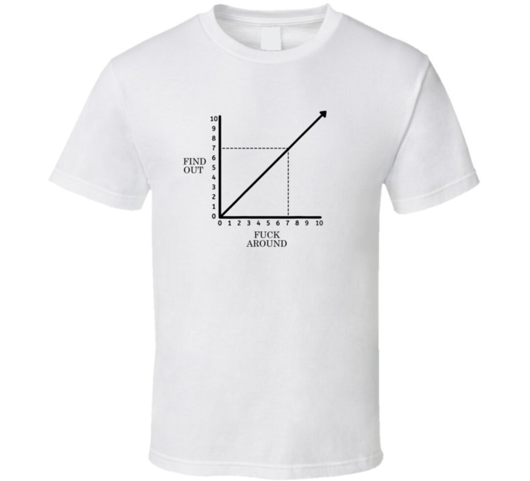 Fck Around and Find Out Graph Meme T Shirt - Etsy