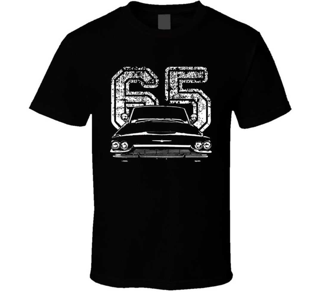 1965 Thunderbird Front End Silhouette Retro Muscle Car Enthusiast T ...