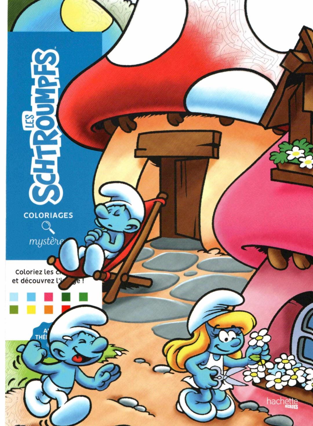 The Smurfs - Color by Number - Etsy