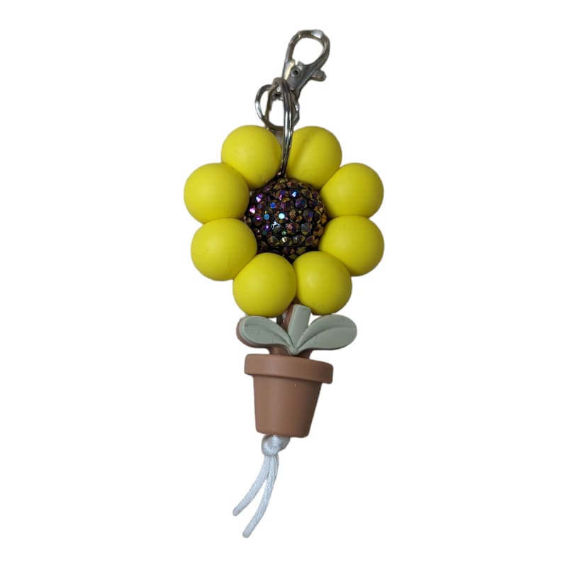 Flower Keychain - Etsy